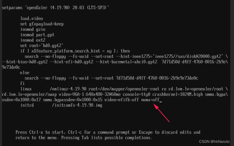 FT2000+ openEuler 20.03 LTS SP3 NUMA关闭 numa=off 对应用程序申请内存大小的影响，NUMA开关作用-CSDN博客