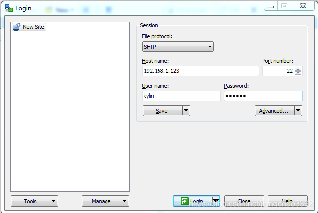 WinSCP windows系统与 kylin系统间互传文件_winscp连接银河操作系统-CSDN博客