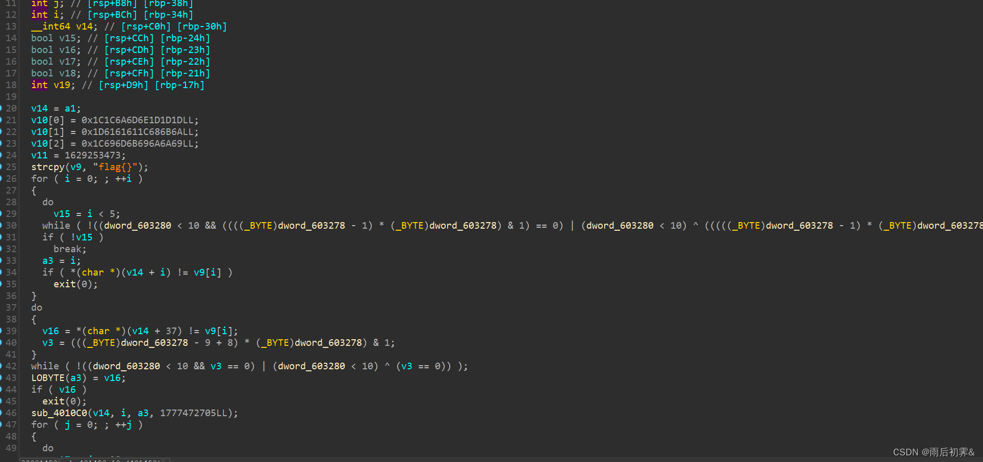 第四届“长城杯”信息安全铁人三项赛决赛RE-obfuscating_ida d810-CSDN博客