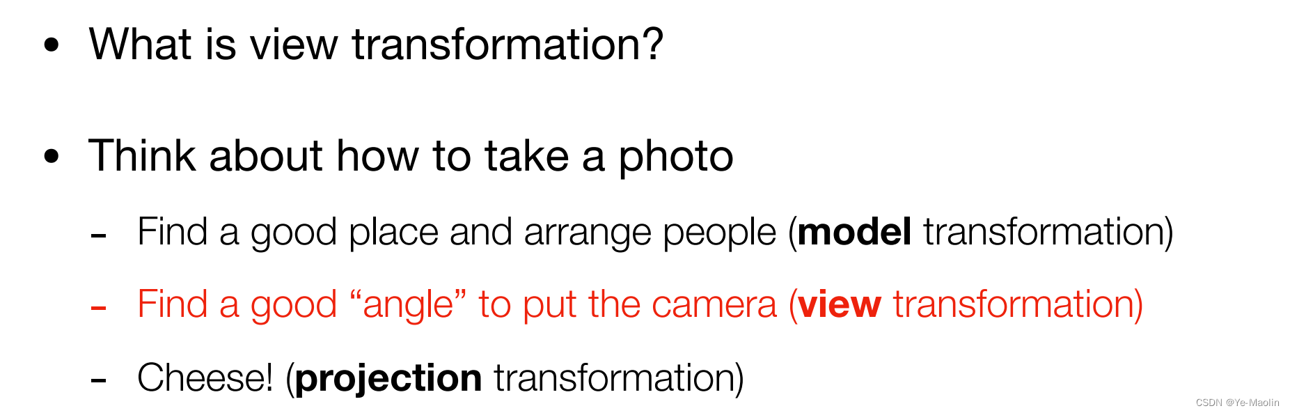 【GAMES101】Lecture 04 观测变换_观察空间games101-CSDN博客
