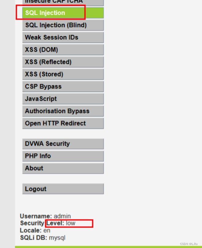 DVWA-SQL Injection模块展开实验_利用kali linux对dvwa的sql injection模块展开实验,包括: 6.low等级;-CSDN博客