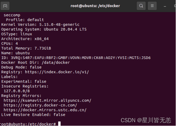 Linux Ubuntu环境下安装配置Docker 和Docker、compose、mysql、中文版portainer_ubuntu 版本 linux安装docker-CSDN博客