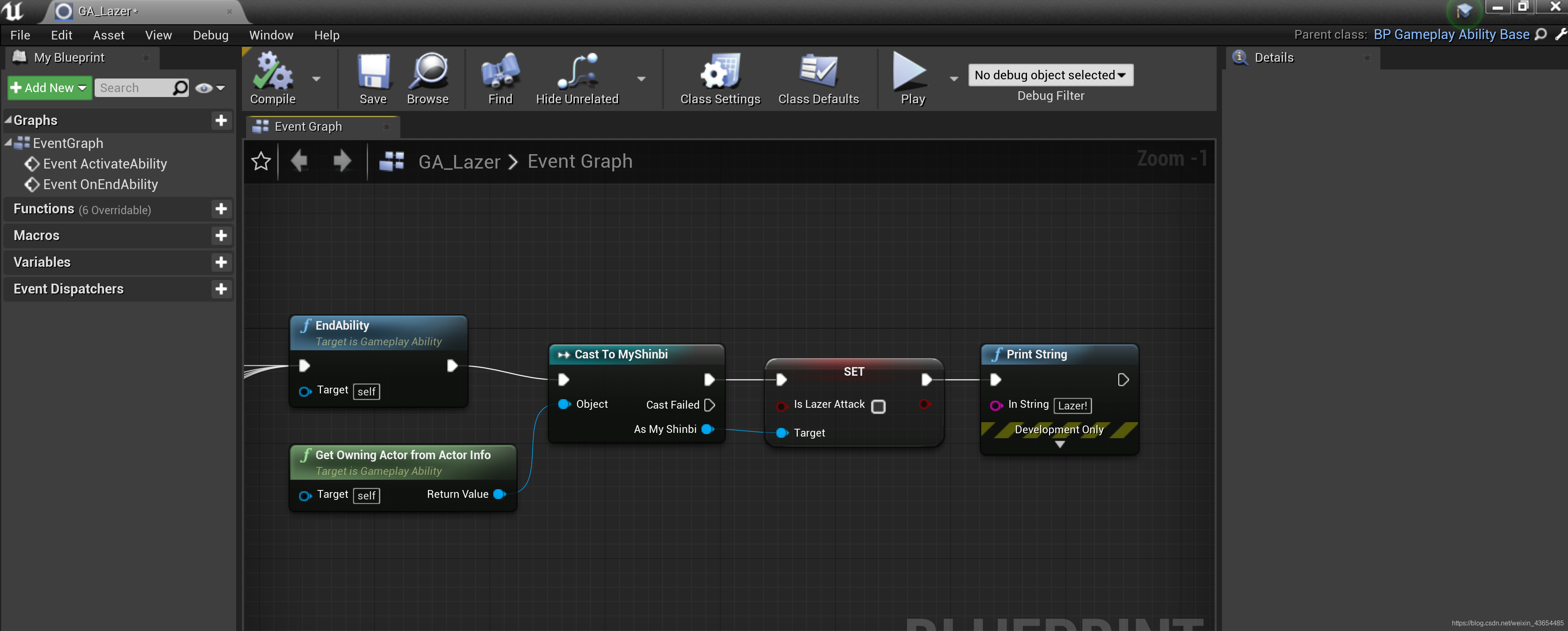 Unreal Engine 4 —— GAS系统学习 （二十八） 创建Lazer招式与GameplayEffect_unreal gas effect-CSDN博客