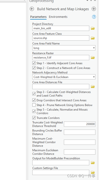 【电路理论】ArcGIS pro运行Linkage map3.0_电路理论linkage-CSDN博客