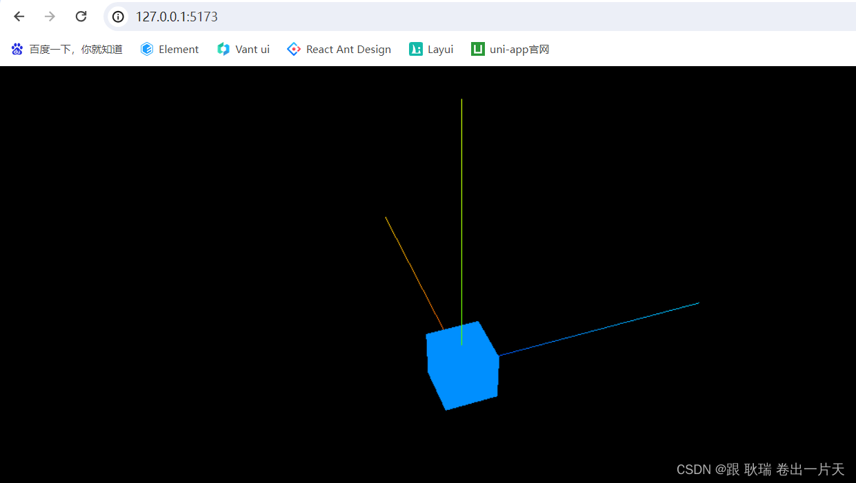 Web 3d技术 Threejs 坐标辅助器与轨道控制器基础使用讲解threejs Orbitcontrols去除指示线 Csdn博客