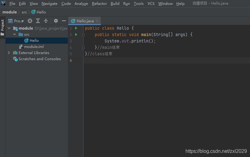 IDEA 中新建 Empty project（空白项目）_idea empty project-CSDN博客