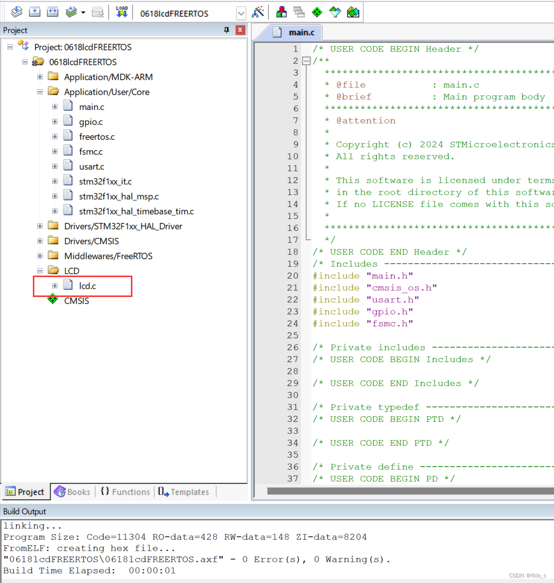 STM32ZET6基于HAL库的LCD基本使用（使用FREERTOS）_freertos lcd-CSDN博客