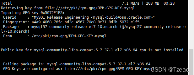 服务器安装/卸载MySQL5.7_rpm卸载mysql error: failed dependencies: mysql-commu-CSDN博客