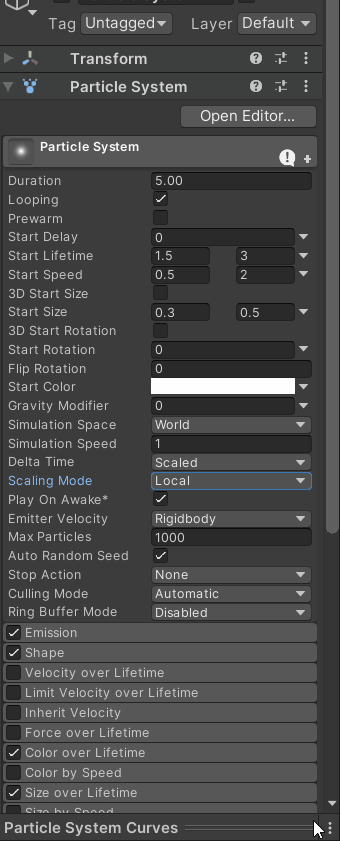 [Unity2D/3D]Particle System粒子系统/以实现烟雾效果为例_unity烟雾粒子特效-CSDN博客