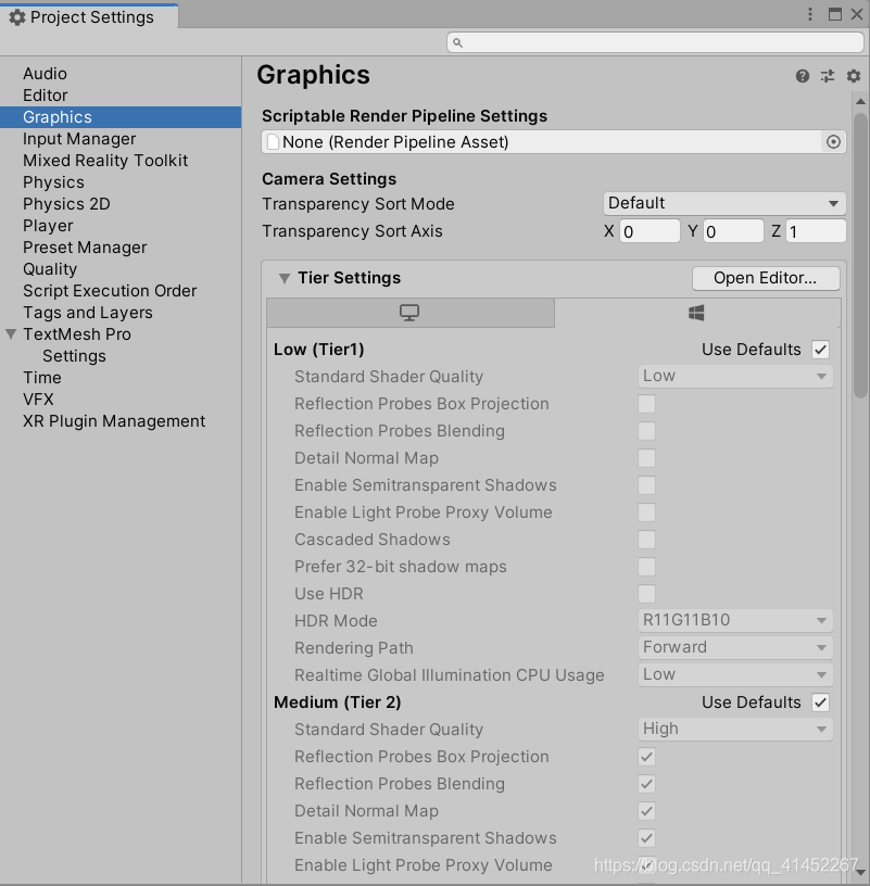 Unity项目打包到移动平台丢失Shader，错误描述：ArgumentNullException: Value cannot be null. Parameter name: shader ...