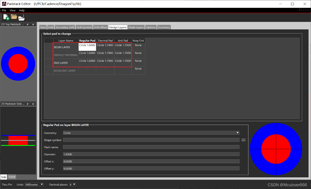 Cadence每日一学_12 | 使用 Padstack Editor 制作贴片焊盘和通孔焊盘-CSDN博客