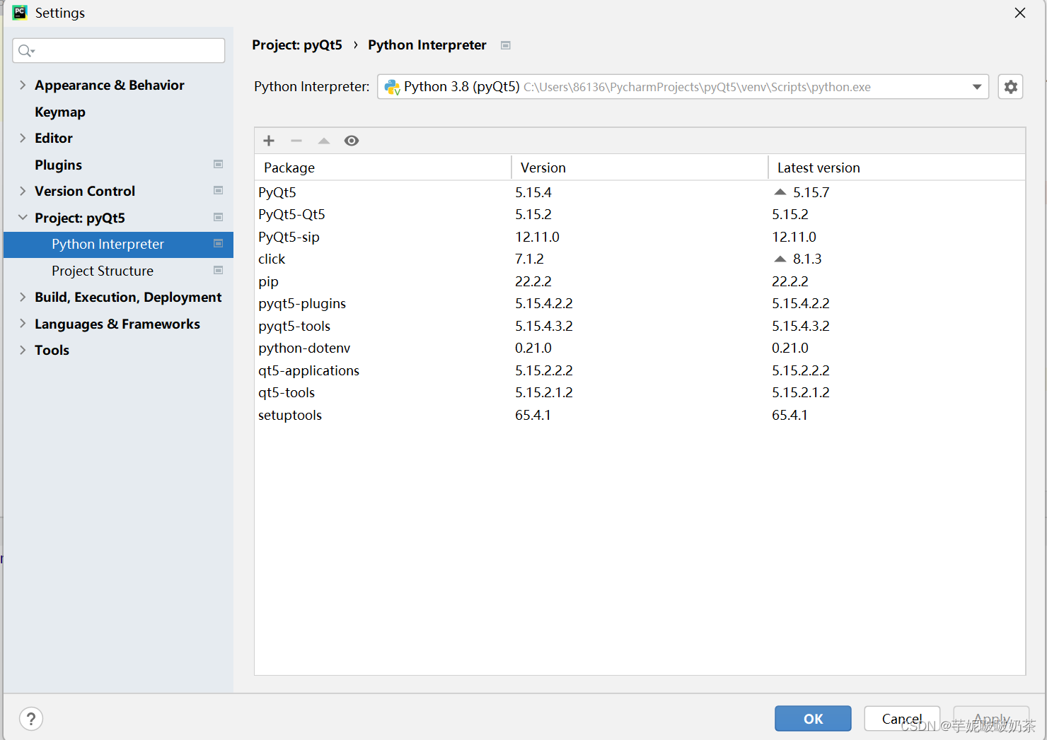 pycharm安装PyQT5教程-CSDN博客