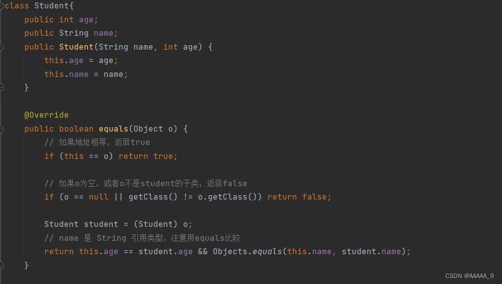 Java对象比较：equals、Comparable与Comparator-CSDN博客