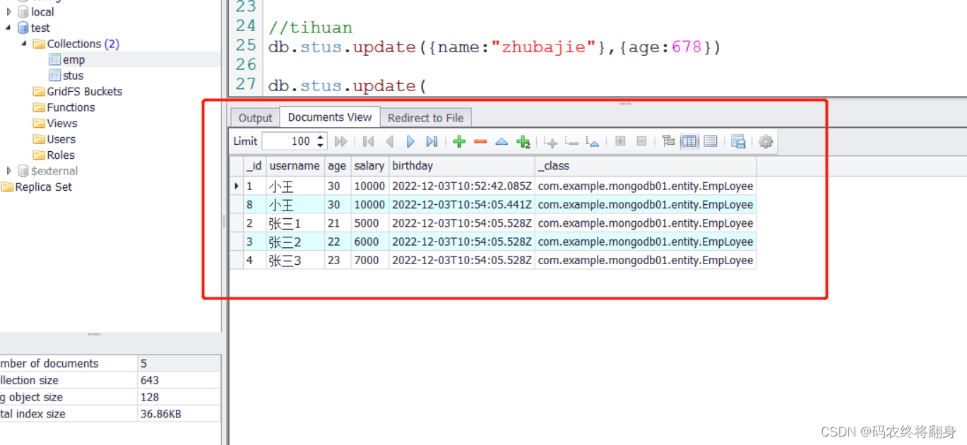 mongodb整合springbootQ-CSDN博客