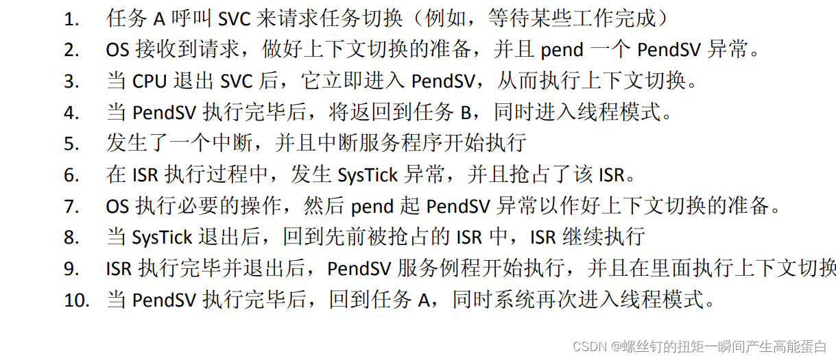 PendSV和SVC_pendsv svc-CSDN博客