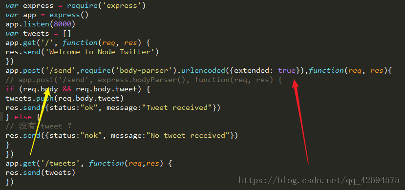 Node(Express的模块bodyparser错误使用）_npm install express multer body-parser jsonwebtoke-CSDN博客