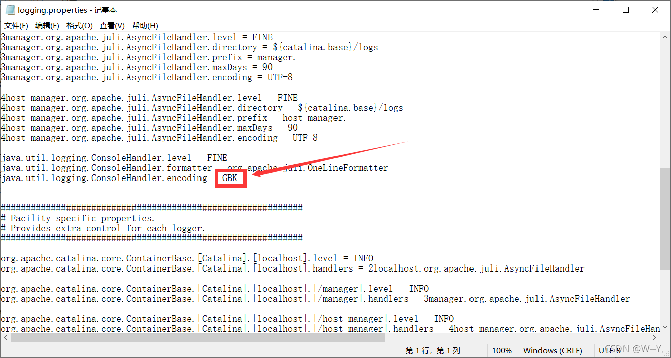idea启动tomcat乱码：淇℃伅 [main] org.apache.catalina.startup. 鍛戒护琛屽弬鏁帮細_1-jul-2023 15:04:15.346 信息 ...