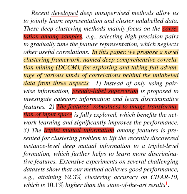 【数据聚类深度聚类】deep Comprehensive Correlation Mining For Image Clusteringdccm论文研读深度图像聚类 Dccm Csdn博客