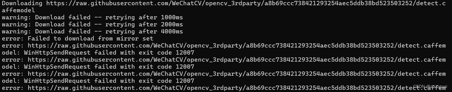 cmake或vcpkg安装opencv-contrib中遇到raw.githubusercontent.com下载文件失败的错误记录_cmake编译过程下载github的包失败-CSDN博客