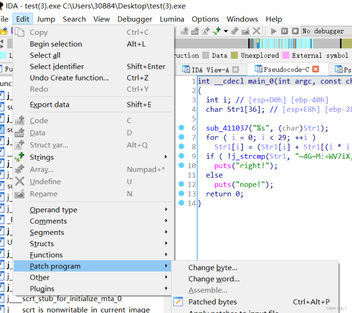 [NSSRound#3 Team]jump_by_jump_revenge[花指令]_jump by jump 花指令-CSDN博客
