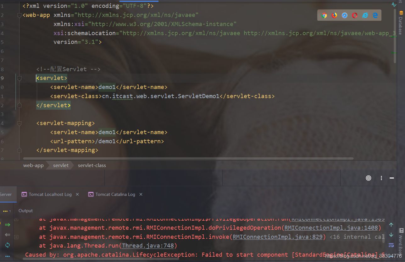 IDEA启动tomcat报java.lang.IllegalStateException: Error starting child-CSDN博客