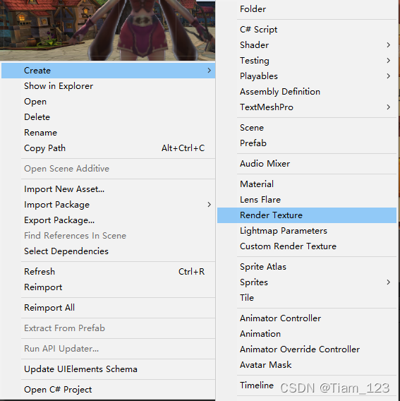 Unity 2D平面显示3D模型（RenderTextrue）_unity2d放3d模型-CSDN博客