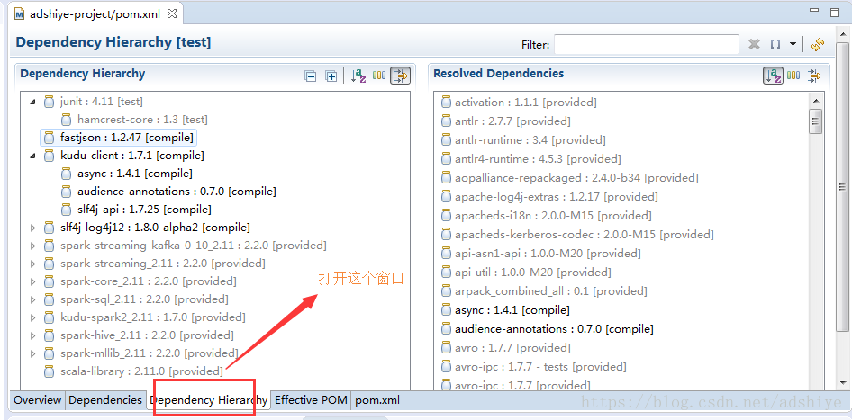 maven开发，idea、eclipse快速剔除jar子依赖方式_idea dependency hierarchy-CSDN博客