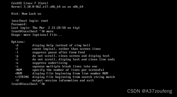 Linux文本查看命令：cat,tac,more,less与head-CSDN博客