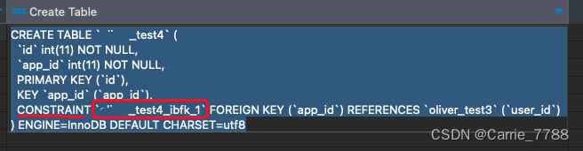 ERROR 1091 (42000): Can‘t DROP ‘app_id‘； check that column/key exists_error1091(42000)-CSDN博客