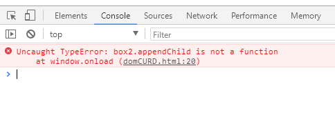 javascript操作dom的第一个warn : box2.appendChild is not a function_box.appendchild is not a function ...