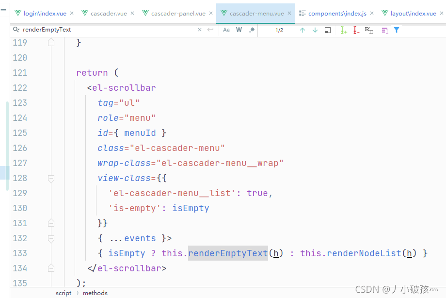 记一次el-cascader中empty插槽无效问题_el-cascader empty-CSDN博客