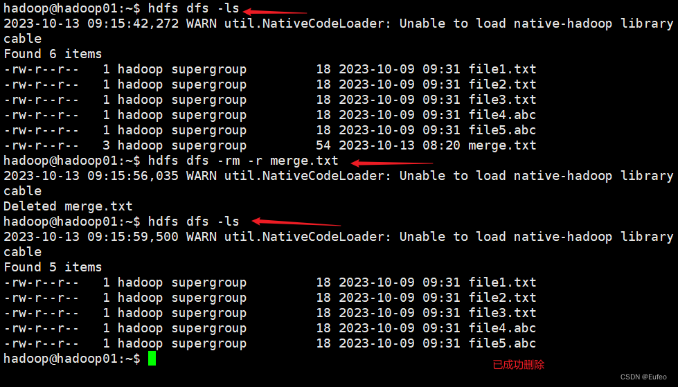 Hadoop(04) HDFS编程实践操作_linux使用vim创建文件到hdfs-CSDN博客