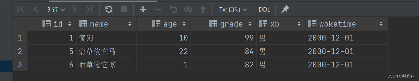 2. SQL——DataGrip DML “表 ”中字段数据 更新(修改)与删除_datagrip删除数据-CSDN博客