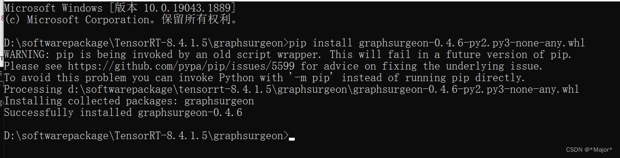 Win10安装TensorRT_graphsurgeon-0.4.6-py2.py3-none-any.whl-CSDN博客