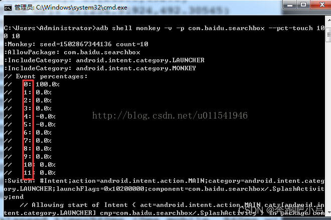 ADB Monkey(2)_adb shell monkey --throttle 100-CSDN博客