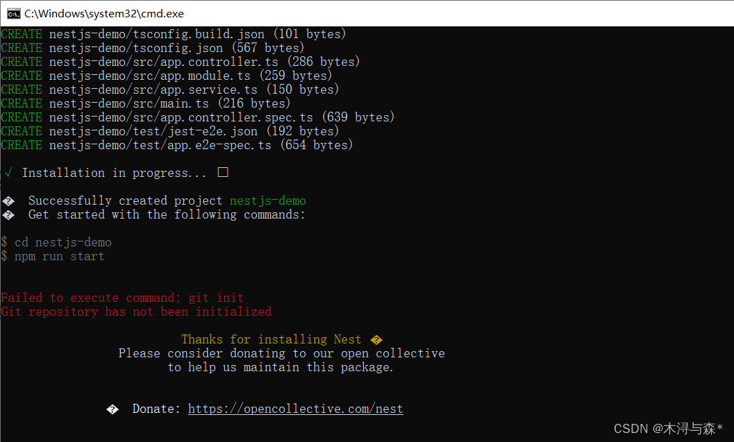 快速入门：使用Node.js和NestJS创建、配置及部署项目-CSDN博客