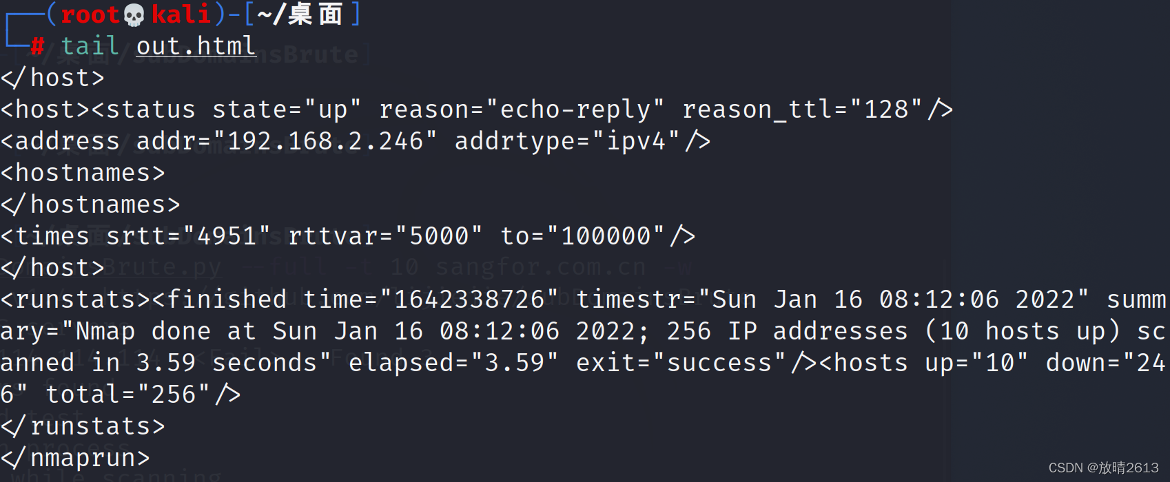 Nmap与Masscan扫描技巧-CSDN博客