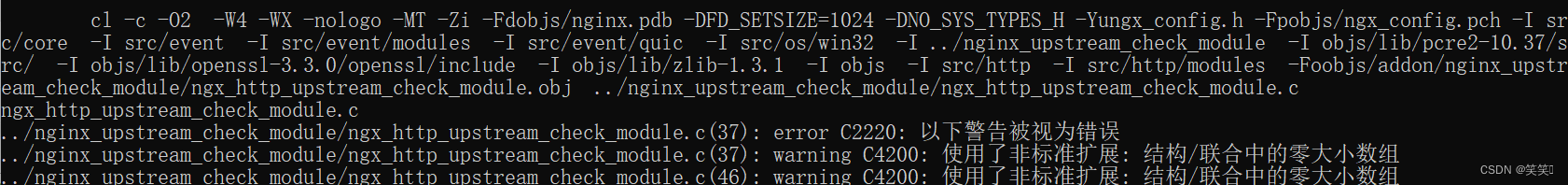 ngx_http_upstream_check_module nmake编译Nginx并添加心跳检测模块常见问题_nginx check报错-CSDN博客
