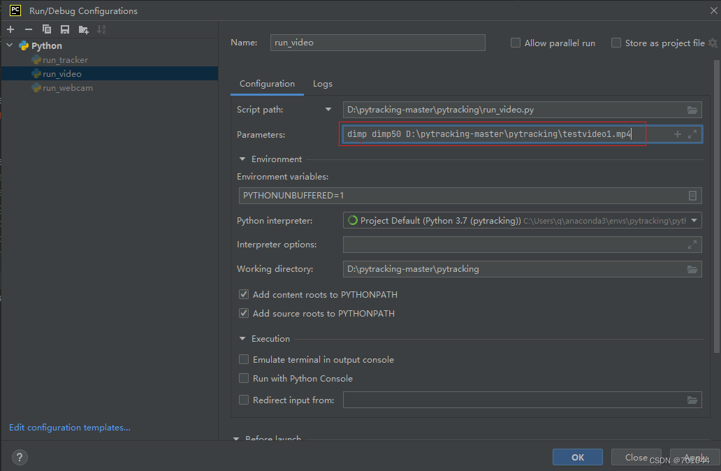 pytracking 环境配置记录（Windows10 版本）-CSDN博客
