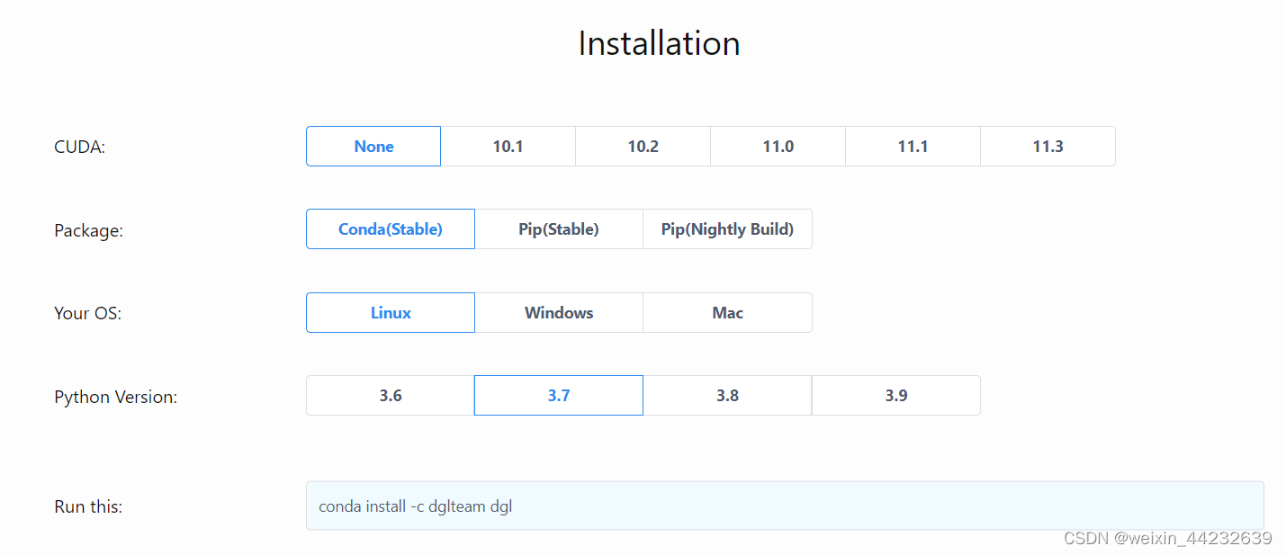 mxnet以及dgl的配套安装（linux服务器、GPU版）_dgl==0.7.0+cu101-CSDN博客