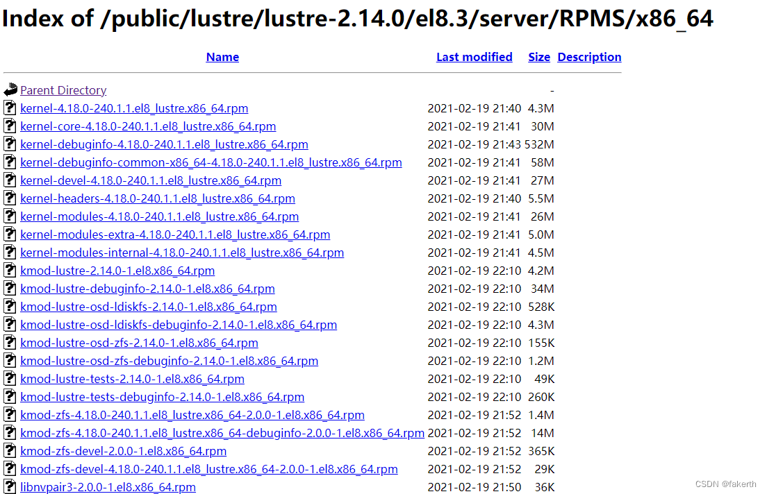Redhat8.3上部署Lustre文件系统_lustre服务启动-CSDN博客