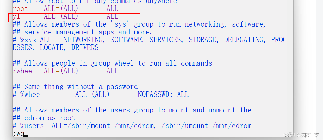 用户管理相关命令（修改sudoer文件添加用户权限）visudo: /etc/sudoers: 权限不够_visudo权限不够-CSDN博客