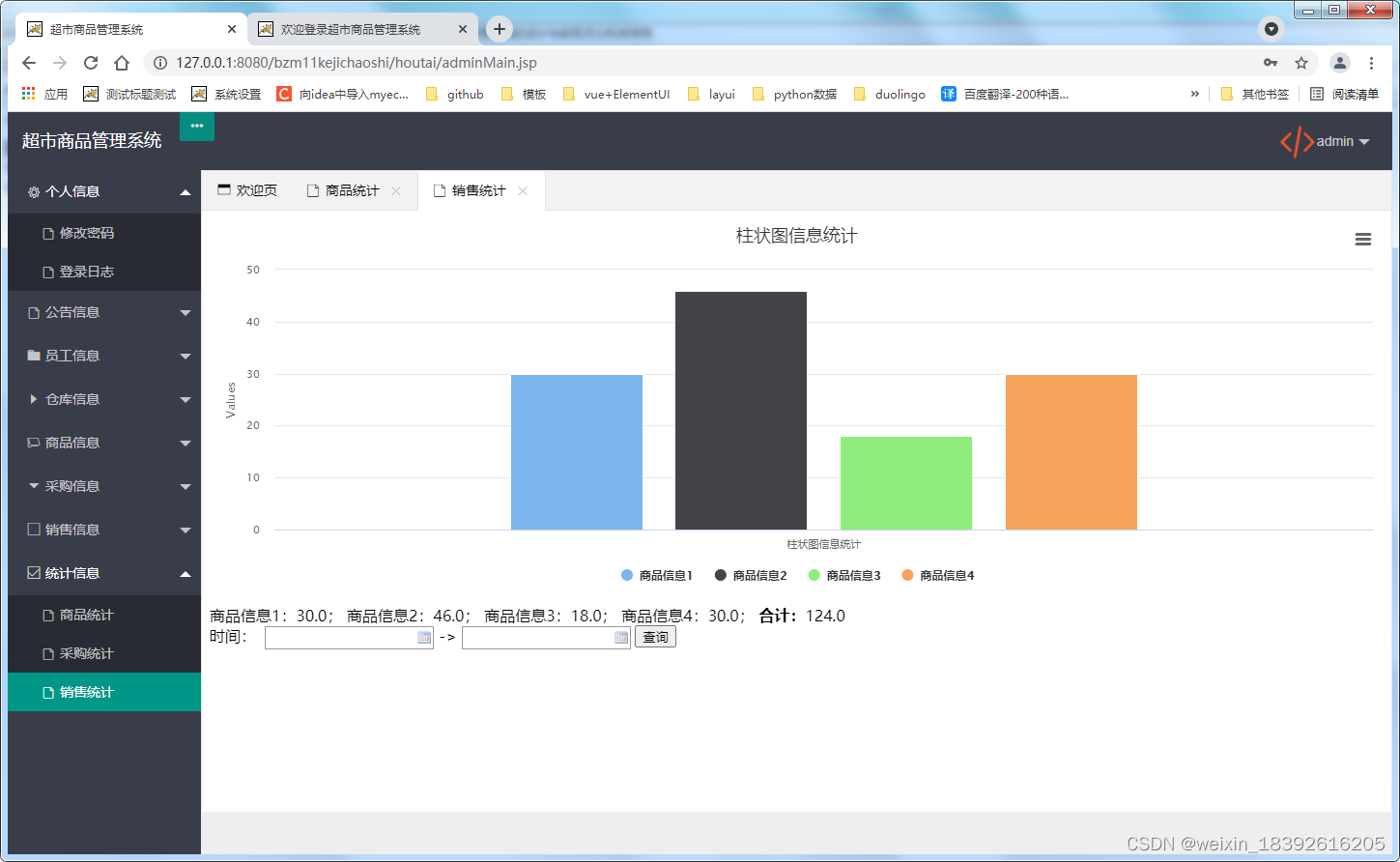 基于java的超市商品管理系统的设计与实现java商品超市管理系统 Csdn博客