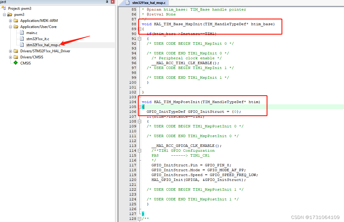 基于STM32F103+RT-thread的PWM应用（呼吸灯）_野火mini板stm32f103rc单片机pwm实现呼吸灯-CSDN博客