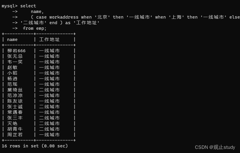 【MySQL】常见函数使用(二)_mysql select concat-CSDN博客
