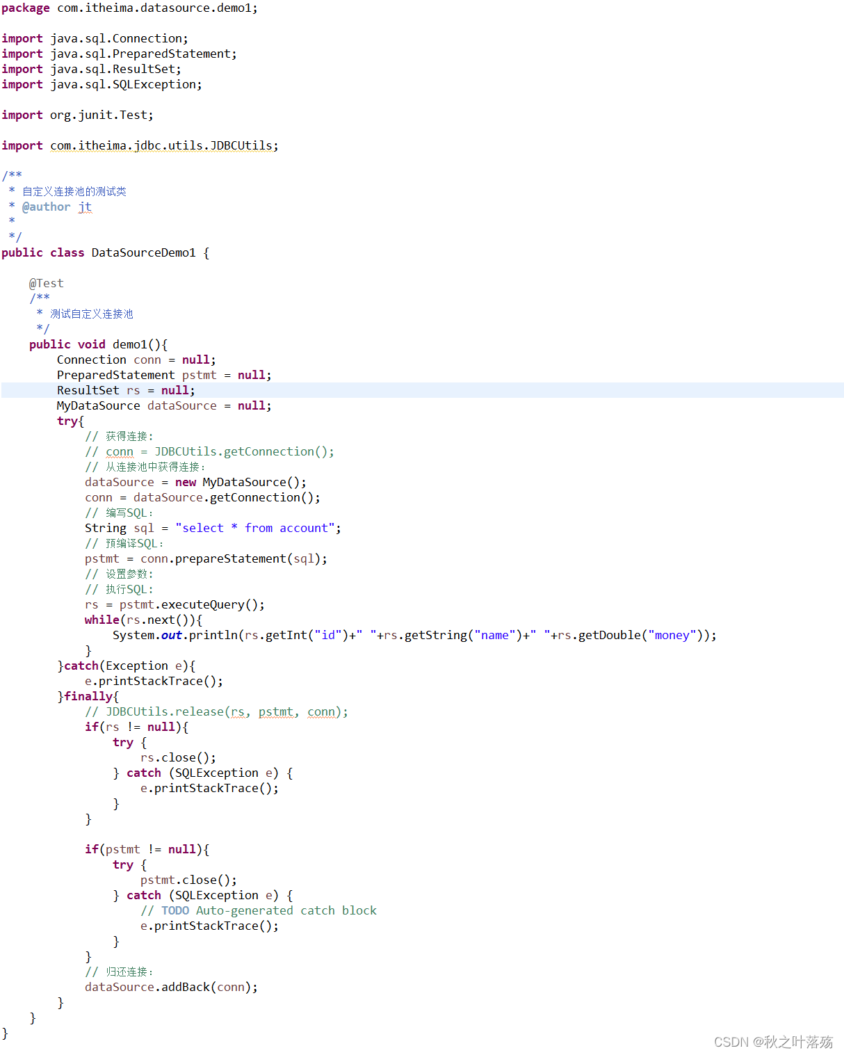 【JavaWeb】JDBC高级-CSDN博客