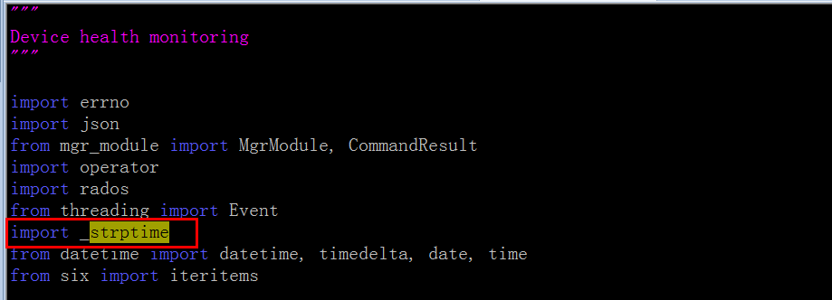 Ceph mgr devicehealth模块加载报错_module 'devicehealth' has failed: unknown operatio-CSDN博客