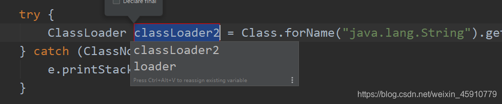 Ieda 自动引入局部变量（introduce Local Variable）快捷键 Idea Introduce Local Variable Csdn博客
