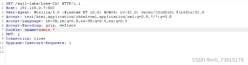 Sqli-labs靶场第20关详解[Sqli-labs-less-20]自动化注入-SQLmap工具注入_sqlmap跑sqlilabs20-CSDN博客