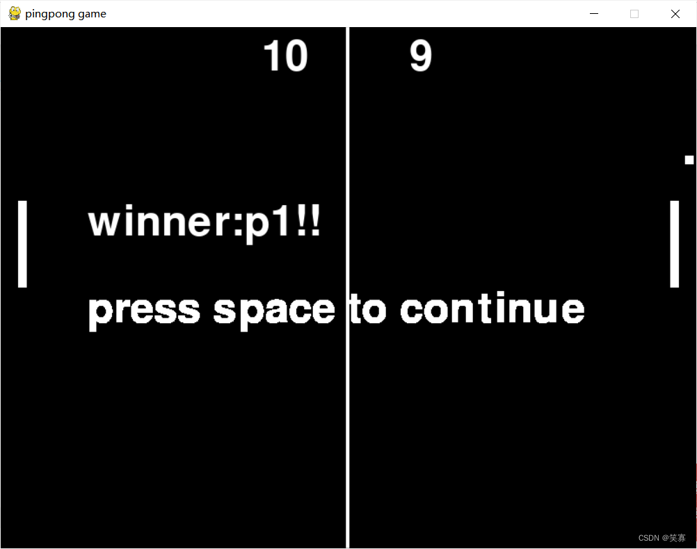 用Pygame实现的乒乓球对战小游戏_pygame小游戏-CSDN博客